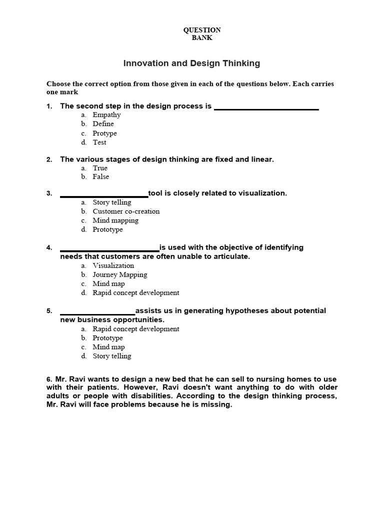 IDT Question Bank | PDF