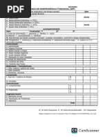 Escala Das Atividades Da Vida Diária - Avd | PDF | Roupas | Dinheiro