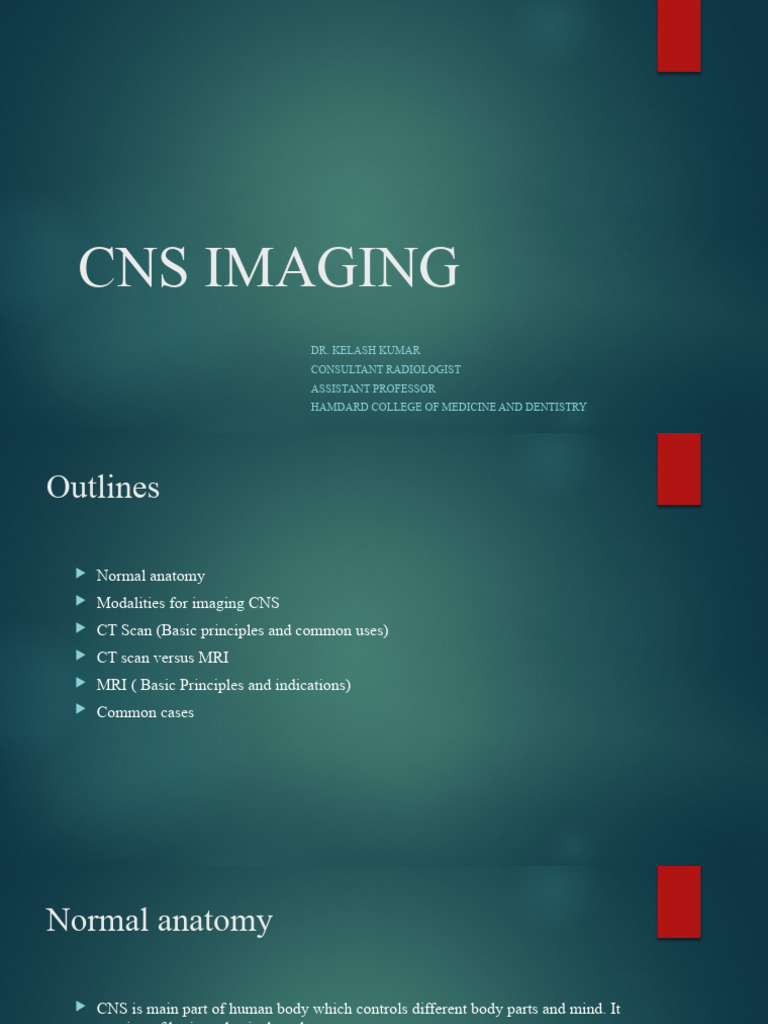 CNS Imaging | PDF