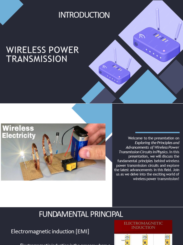 Wireless Power Transmission. | PDF | Electromagnetic Induction | Wireless