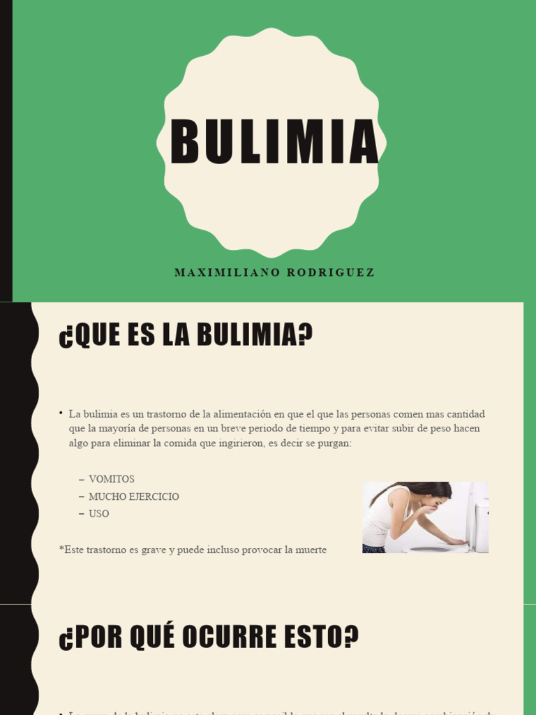 Bulimia: Causas, Síntomas y Tratamiento | PDF | Estilo de vida