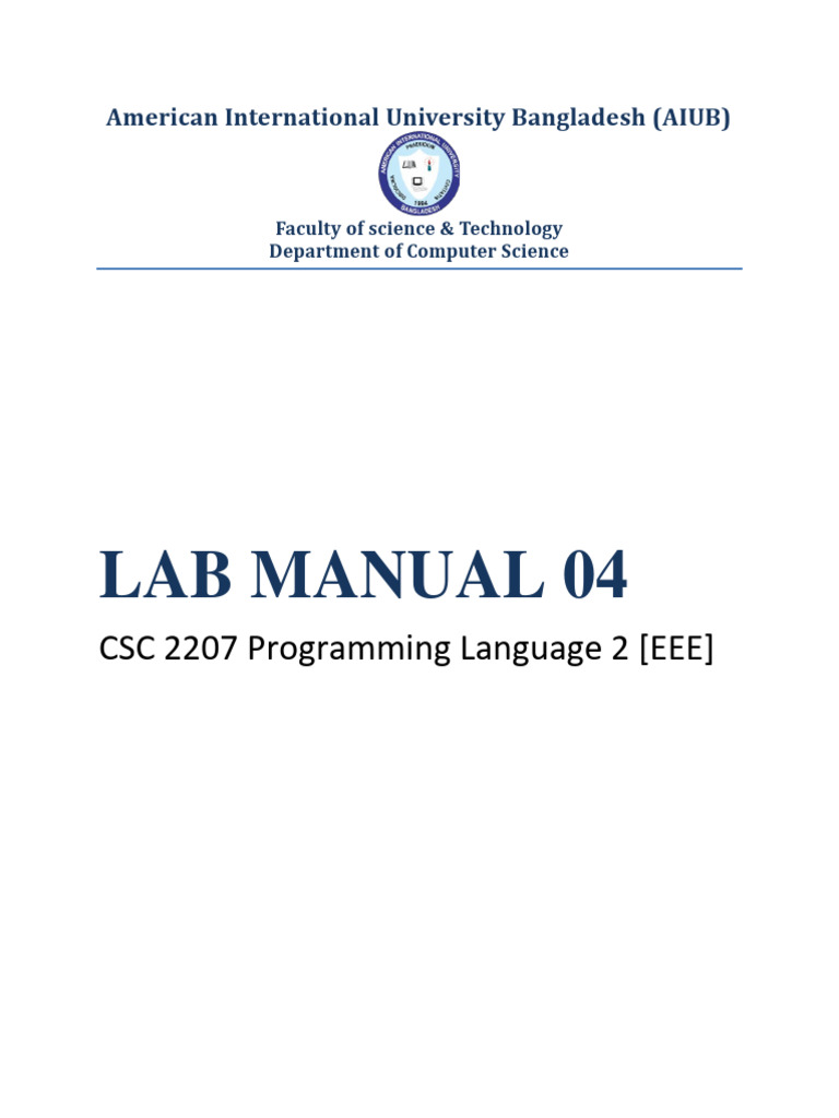 PL2 Lab4 | PDF | Namespace | String (Computer Science)