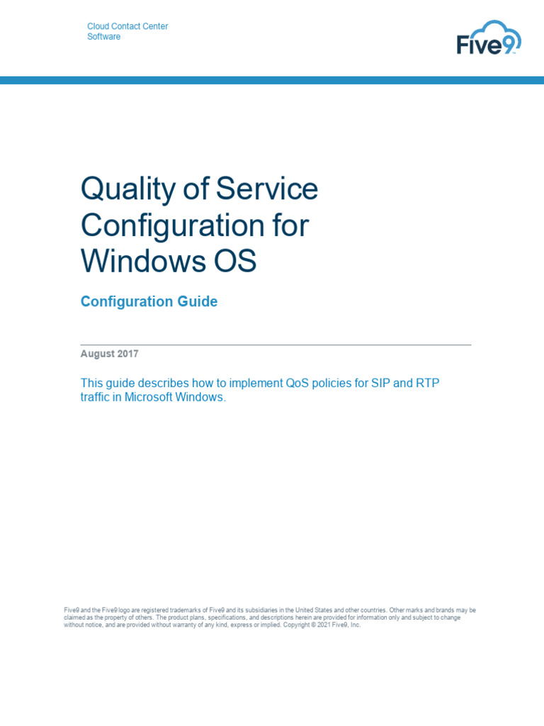 Qos Configuration Guide | PDF | Computers | Technology & Engineering