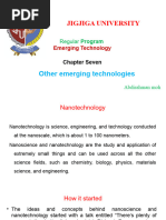 Overview of Emerging Technologies | PDF | Cloud Computing | Nanotechnology