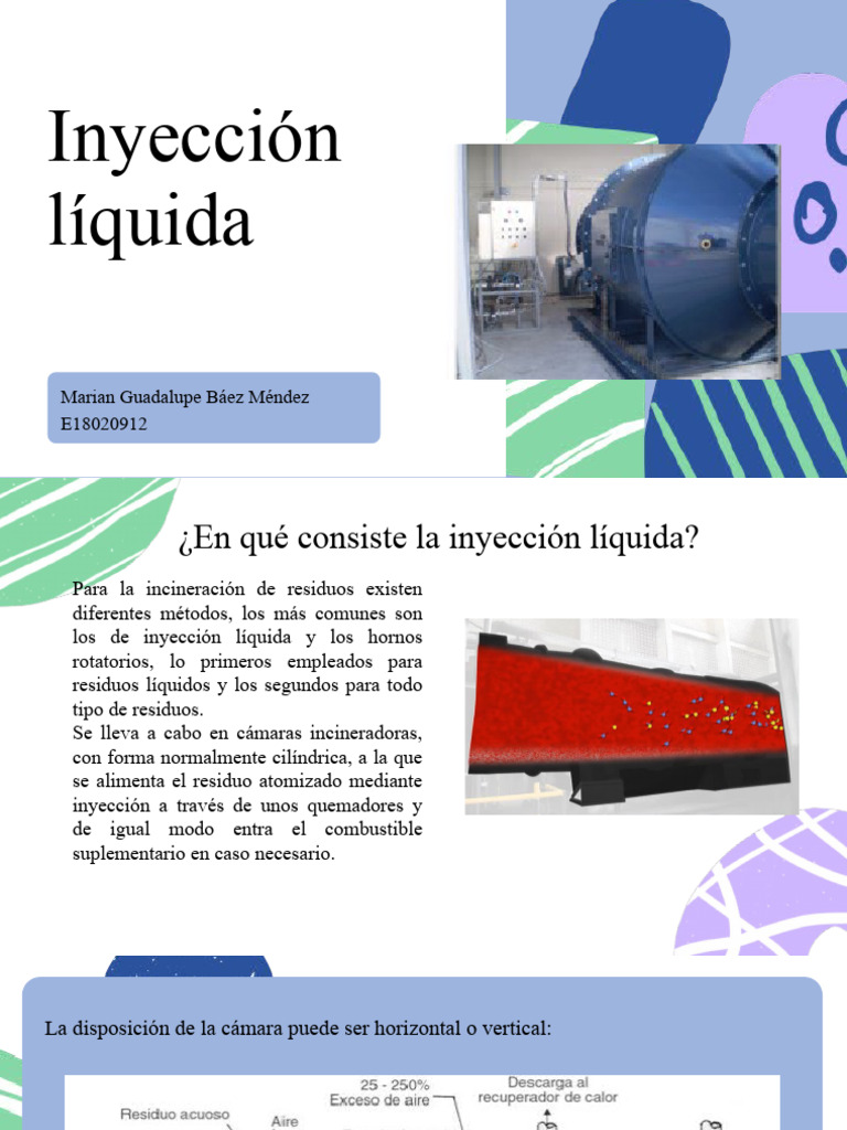 Inyección líquida en incineración de residuos | PDF | Líquidos | Residuos
