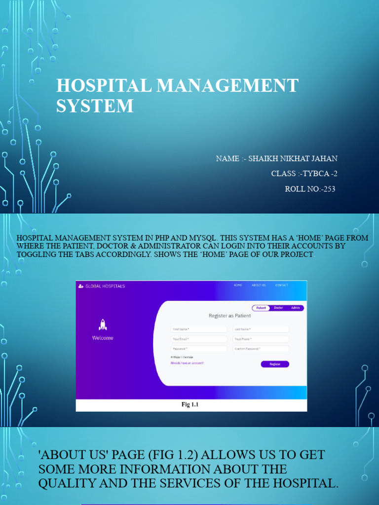 Hospital Management System | PDF | Login | Information Technology
