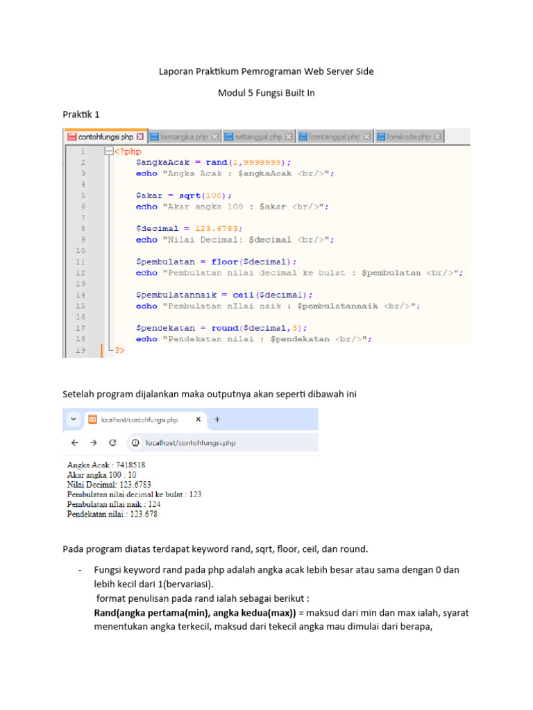 Modul 5 Praktikum Web Server Side | PDF