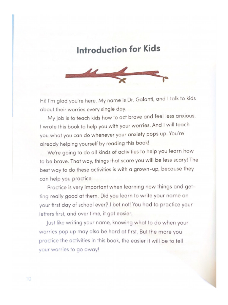 CH 1. Kids Anxiety Harley | PDF