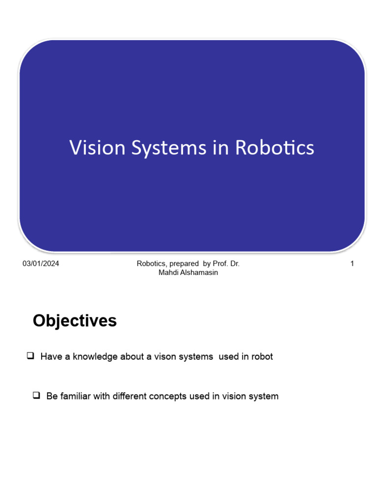 Chapter 9a Vision Systems Download Free Pdf Computer Vision Graphic Design