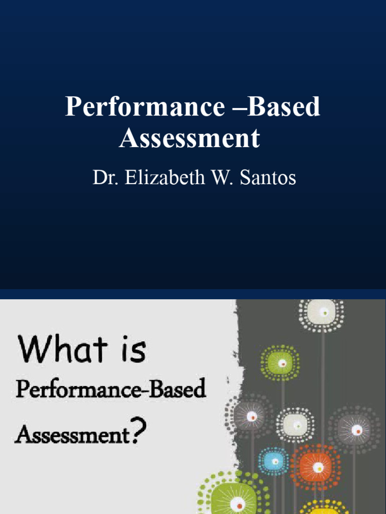 Performance Based Assessment | PDF | Educational Assessment | Education Theory
