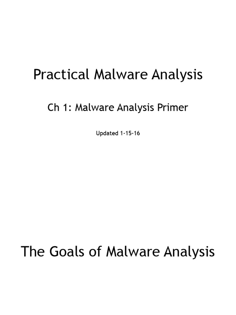 ch0 1 | PDF | Malware | Library (Computing)