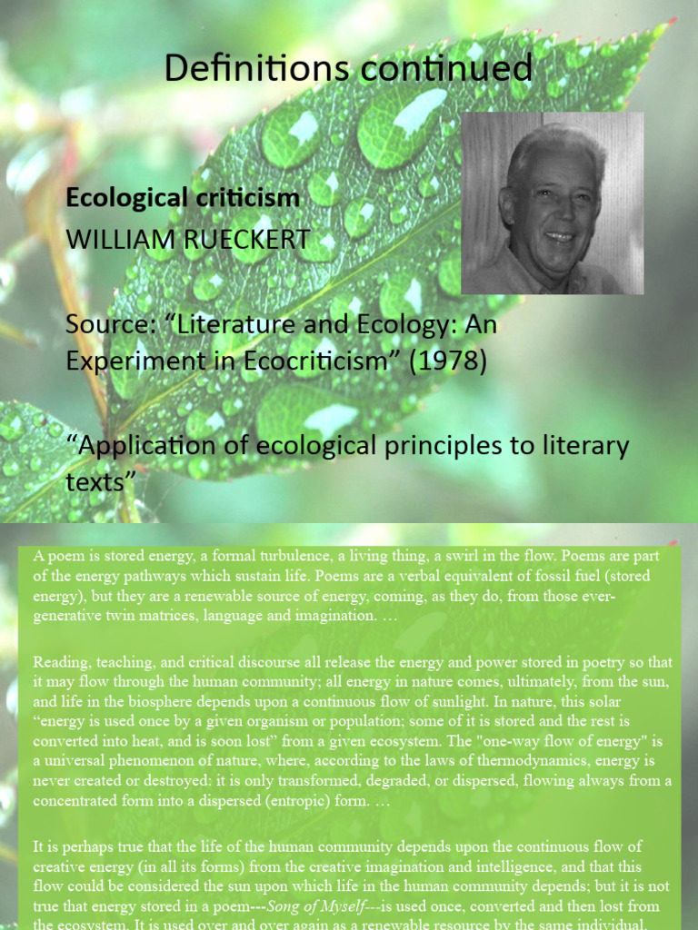 William R | PDF | Ecology | Nature