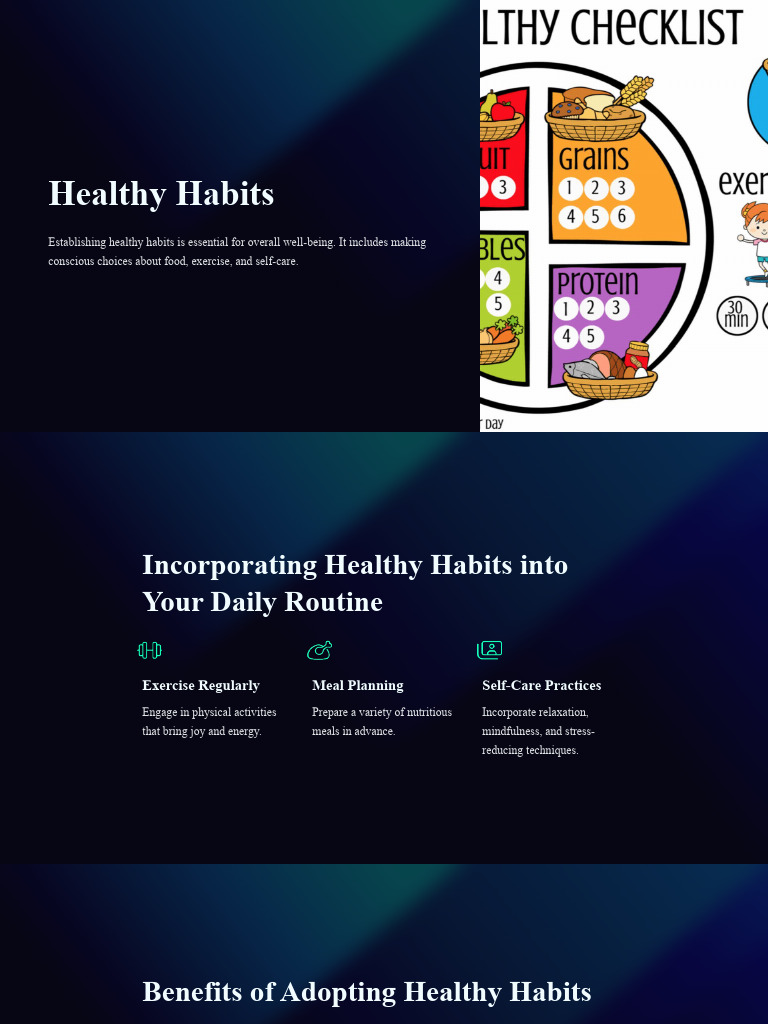 Healthy Habits | PDF