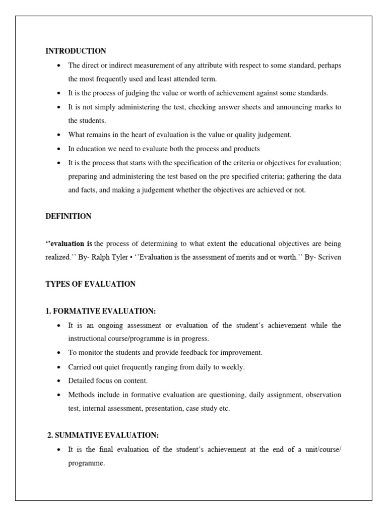 Clinical Evaluation Final | PDF