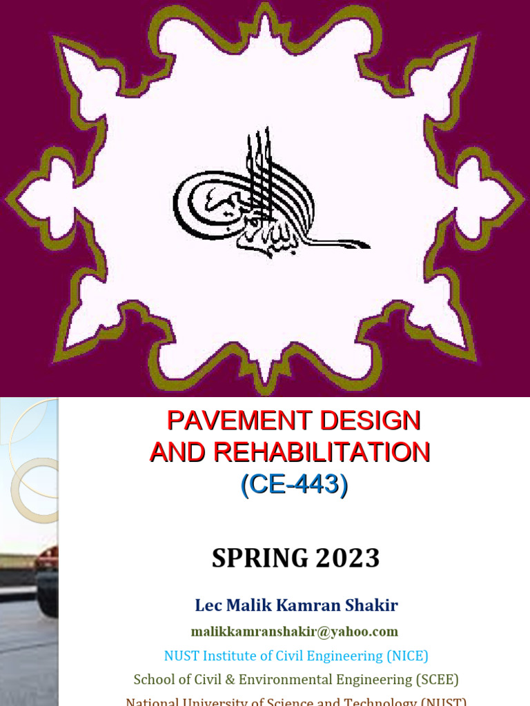 Pavement Design Course Guide | PDF | Art