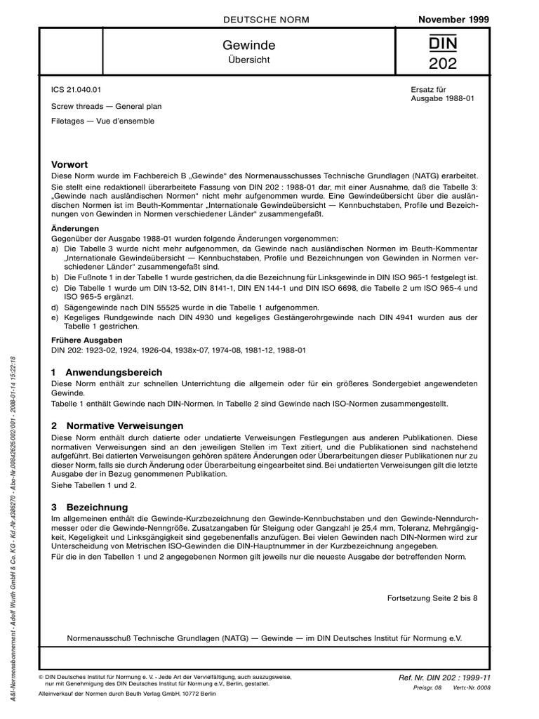 Din 202 | PDF
