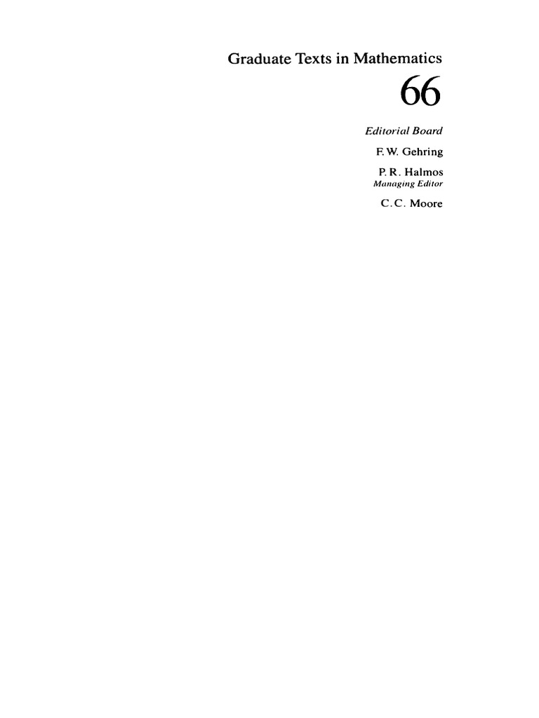 Introduction To Affine Group Schemes (William C. Waterhouse (Auth ...