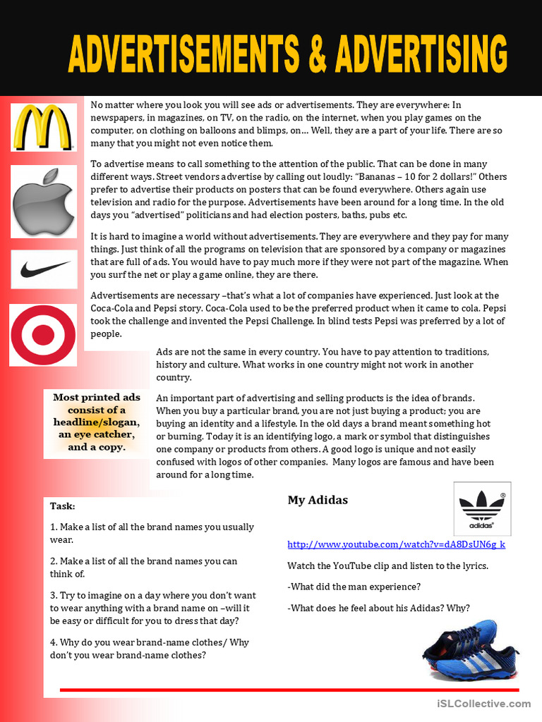 Advertisements and Advertising | PDF | Social Science