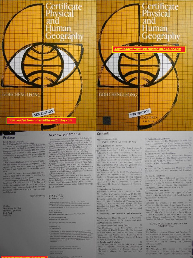 Physical and Human Geography by Goh Cheng Leong Author | PDF
