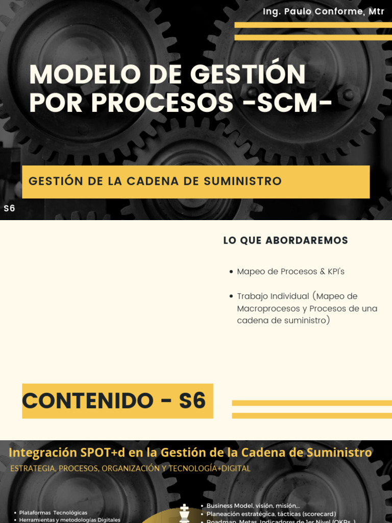 S6 - SCM - Modelo de Gestión Por Procesos SCM | Descargar gratis PDF ...