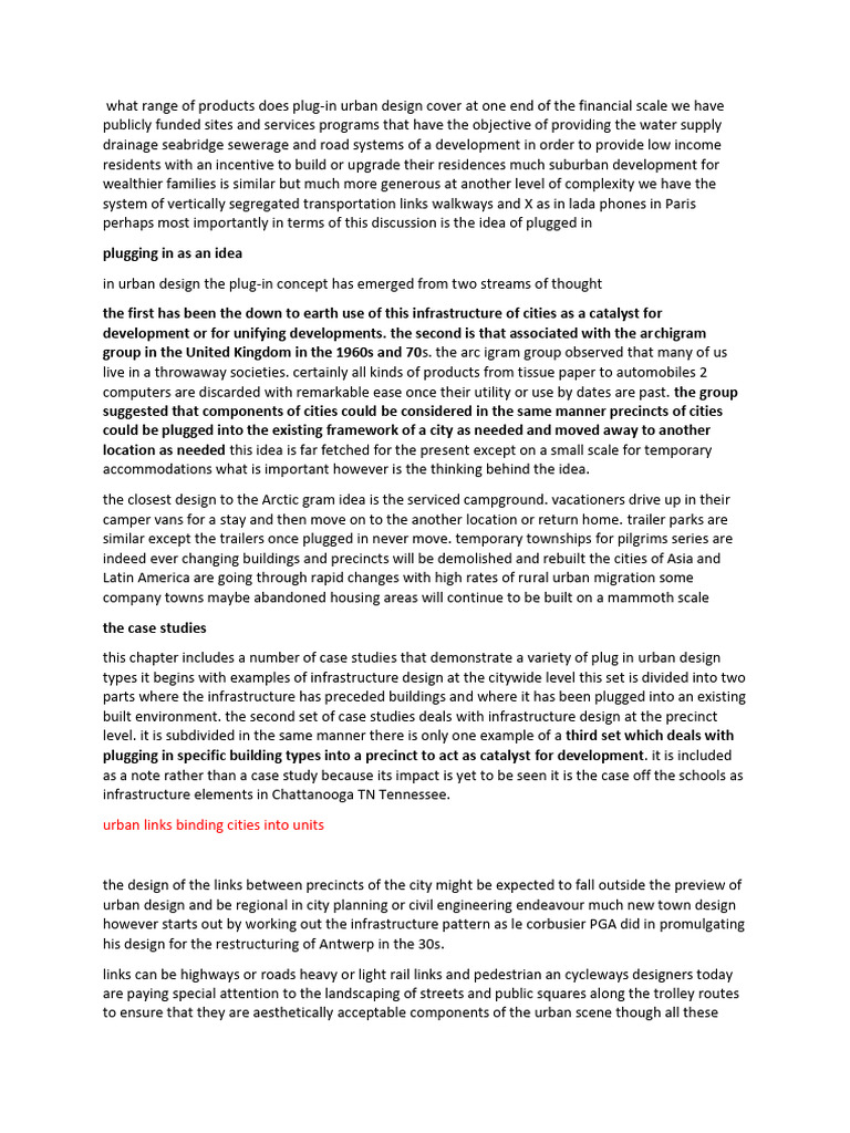 Plug in Urban Design | PDF | Urban Design | Design