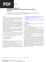 ASTM C876 - Standard Test Method For Corrosion Potentials of Uncoated ...