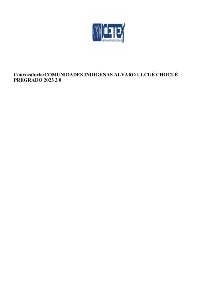 Comunidades Indigenas Alvaro Ulcué Chocué Pregrado 2023 2 0 | PDF