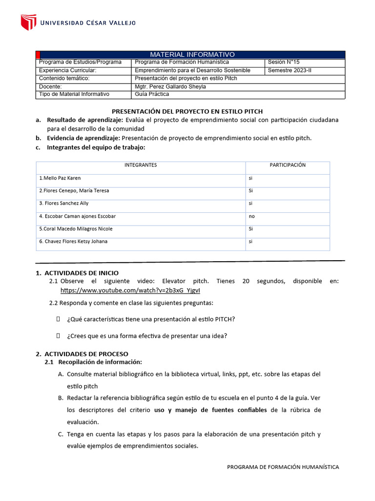 Guía Práctica #15 | PDF