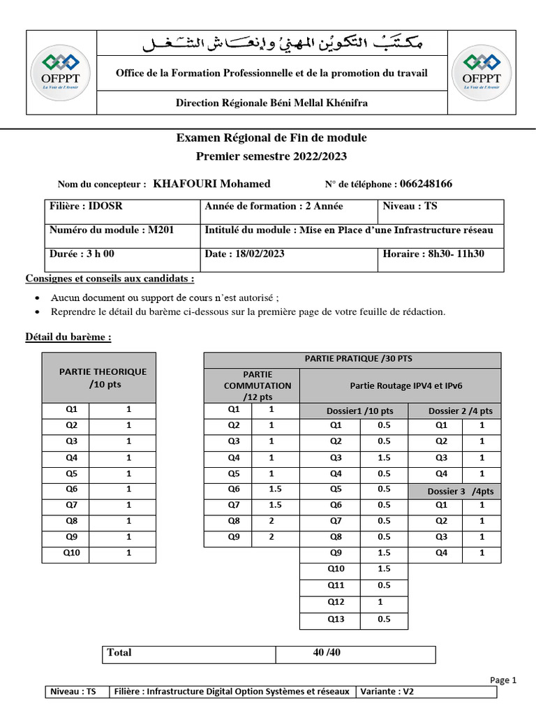 Efm Idosr m201 v2 | PDF