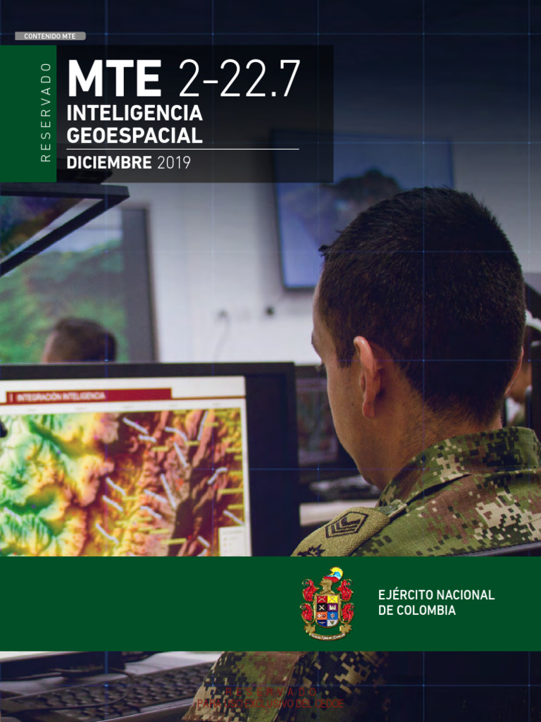 2 MTE 2-22.7 Inteligencia Geoespacial | PDF | Infrarrojo | Planificación