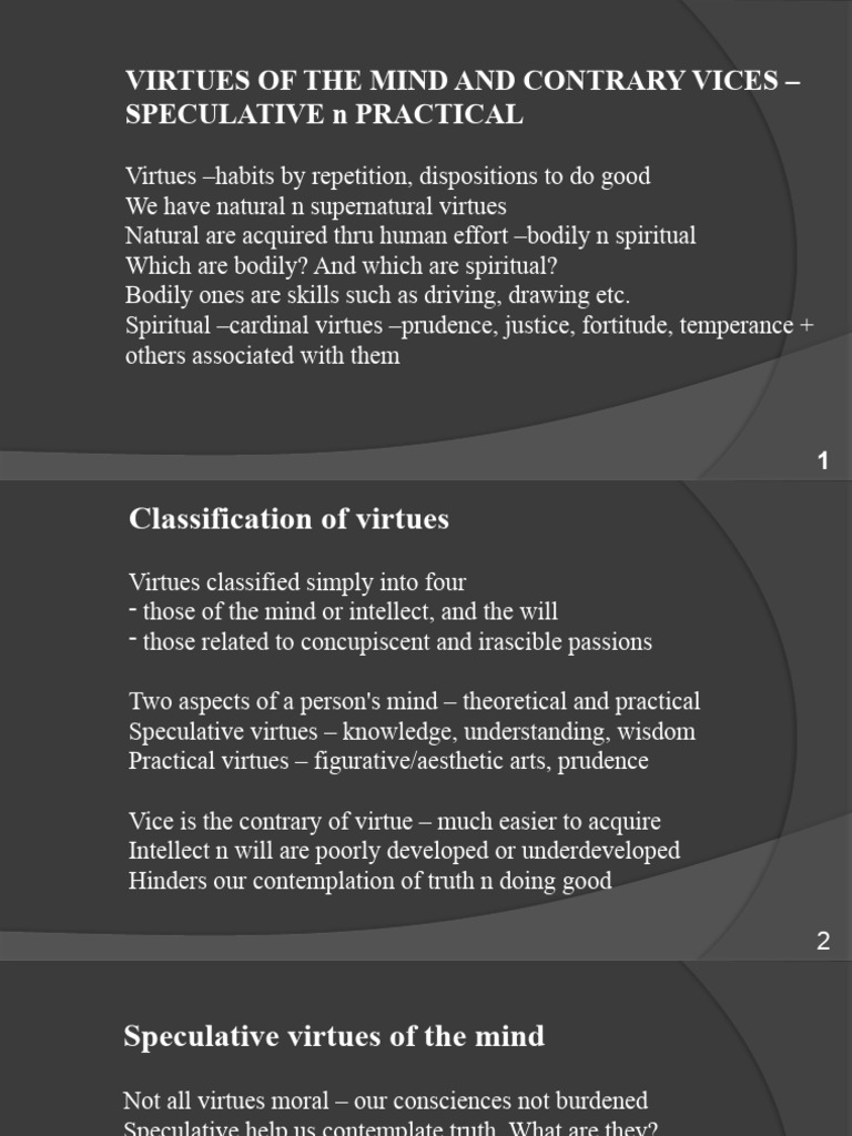 Virtues and Vices Explained | PDF | Virtue | Prudence