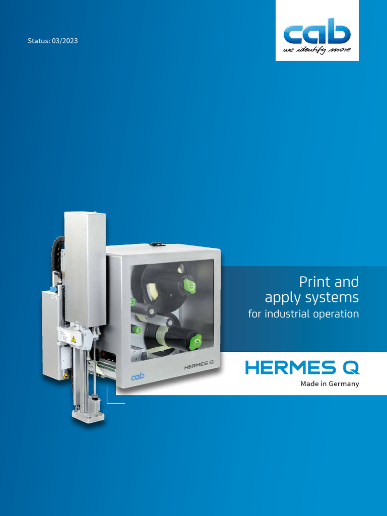 Data Security in CAB Hermes Q Printers | PDF | Usb | Computer Network
