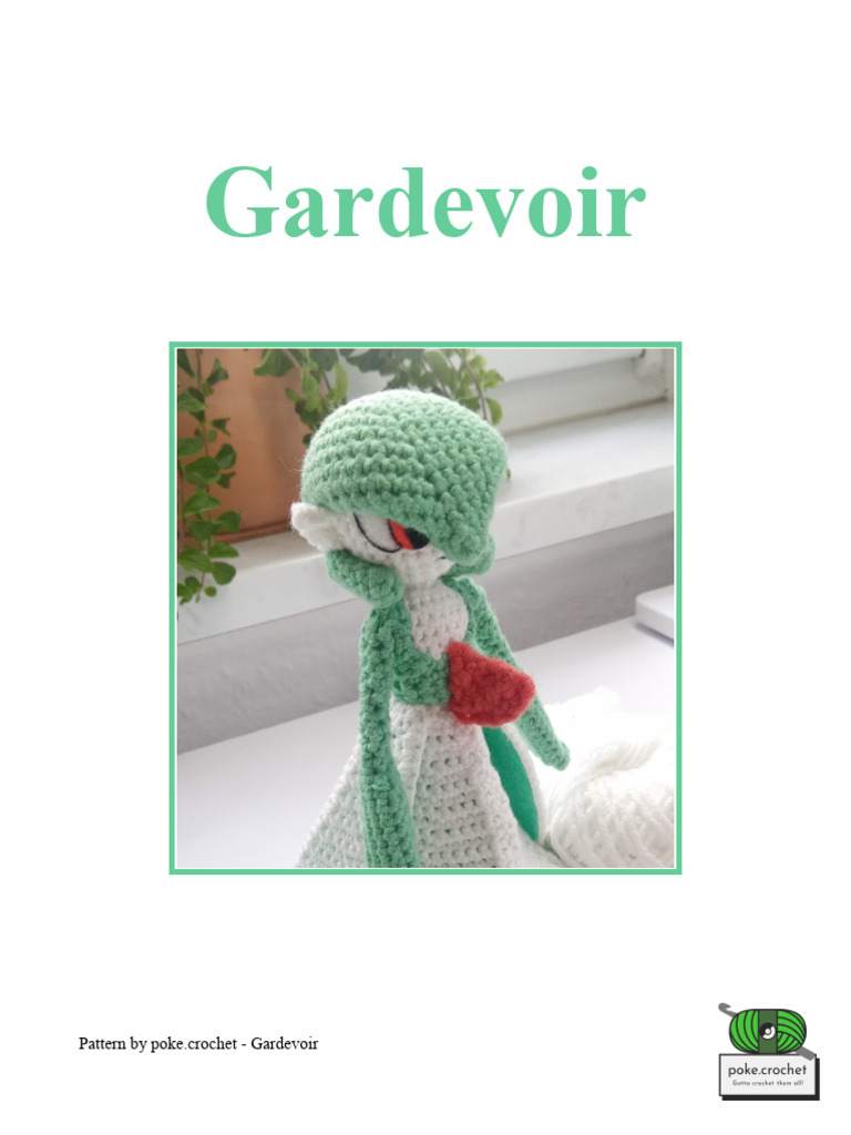 Gardevoir Crochet Pattern Guide | PDF | Needlework | Textiles