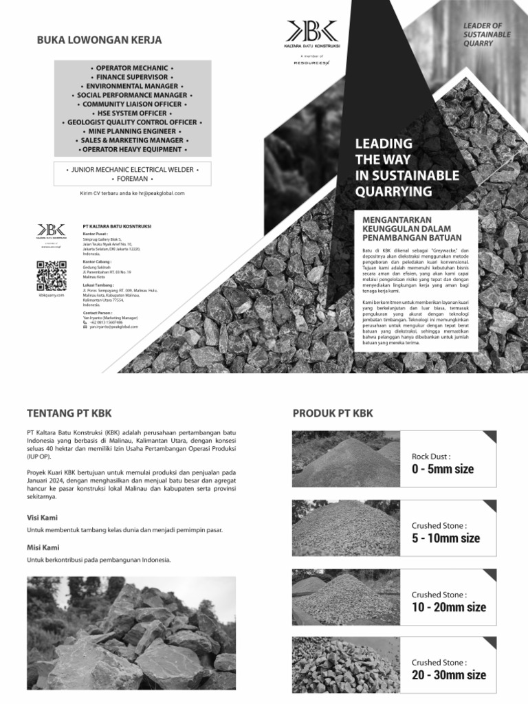 KBK Brochure Jobfair Malinau (Bahasa) | PDF