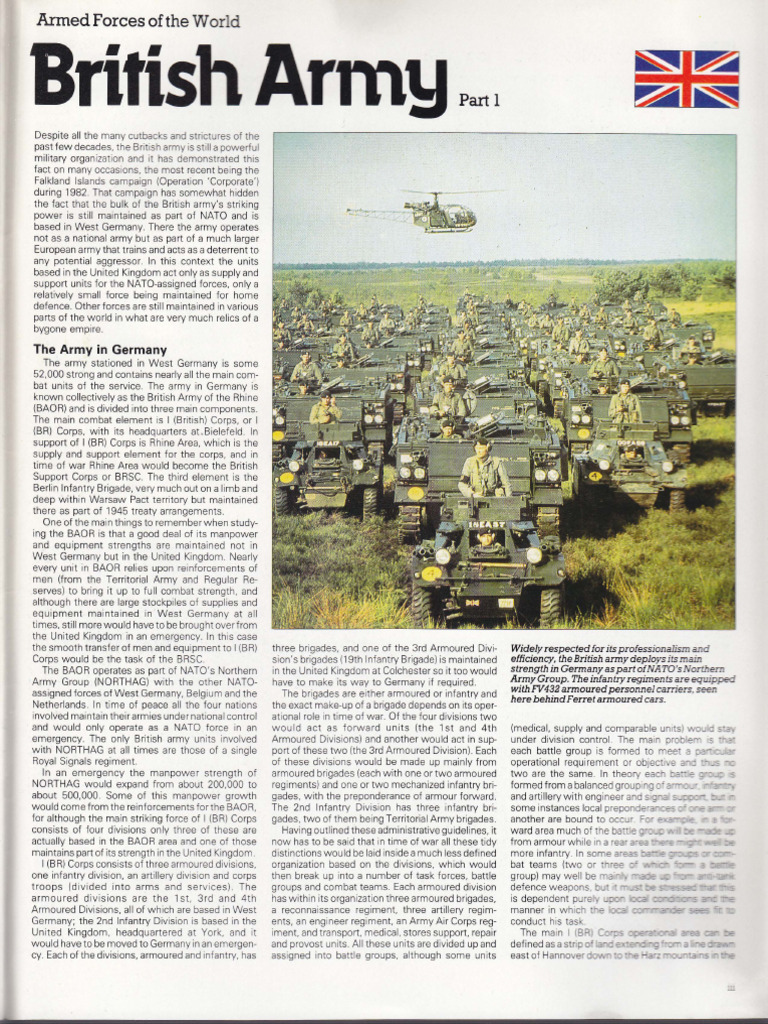 AFW - British Army Part 1 | PDF