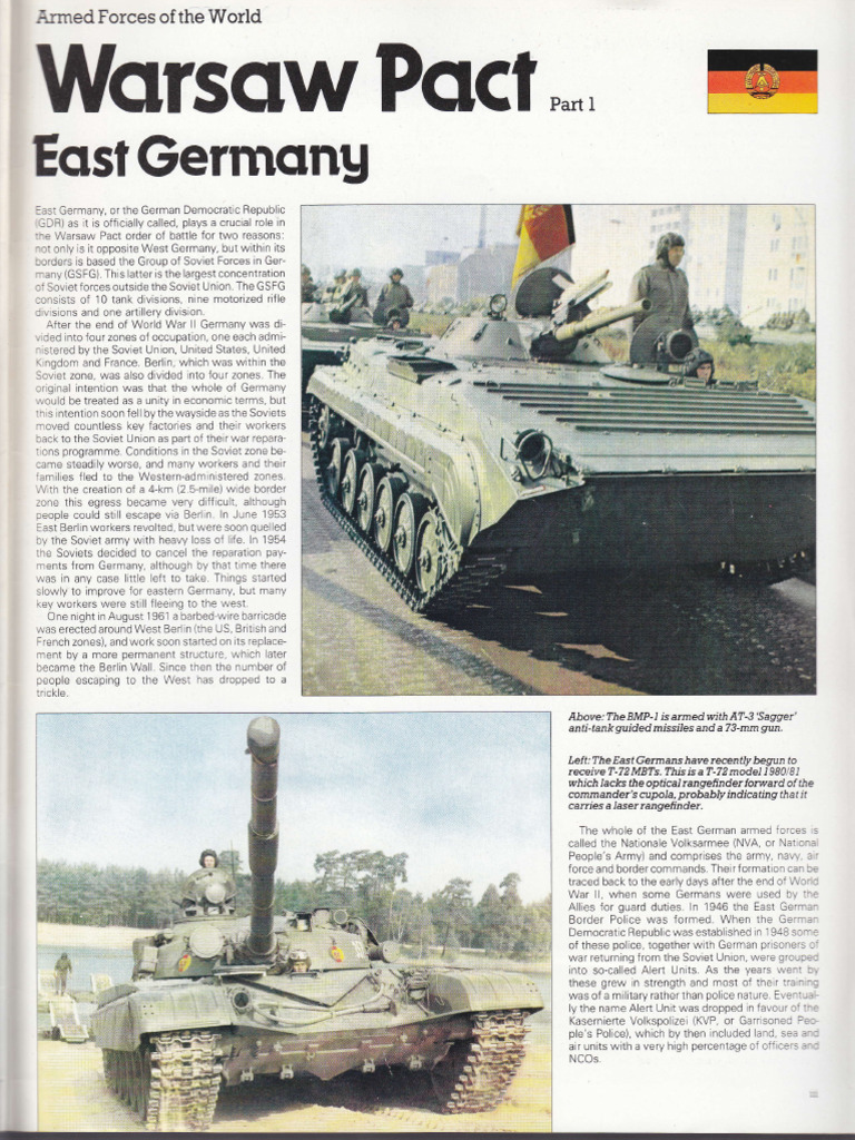 AFW - Warsaw Pact Part 1 - Germany East | PDF