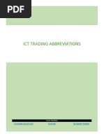 ICT Trading Strategies Guide | PDF