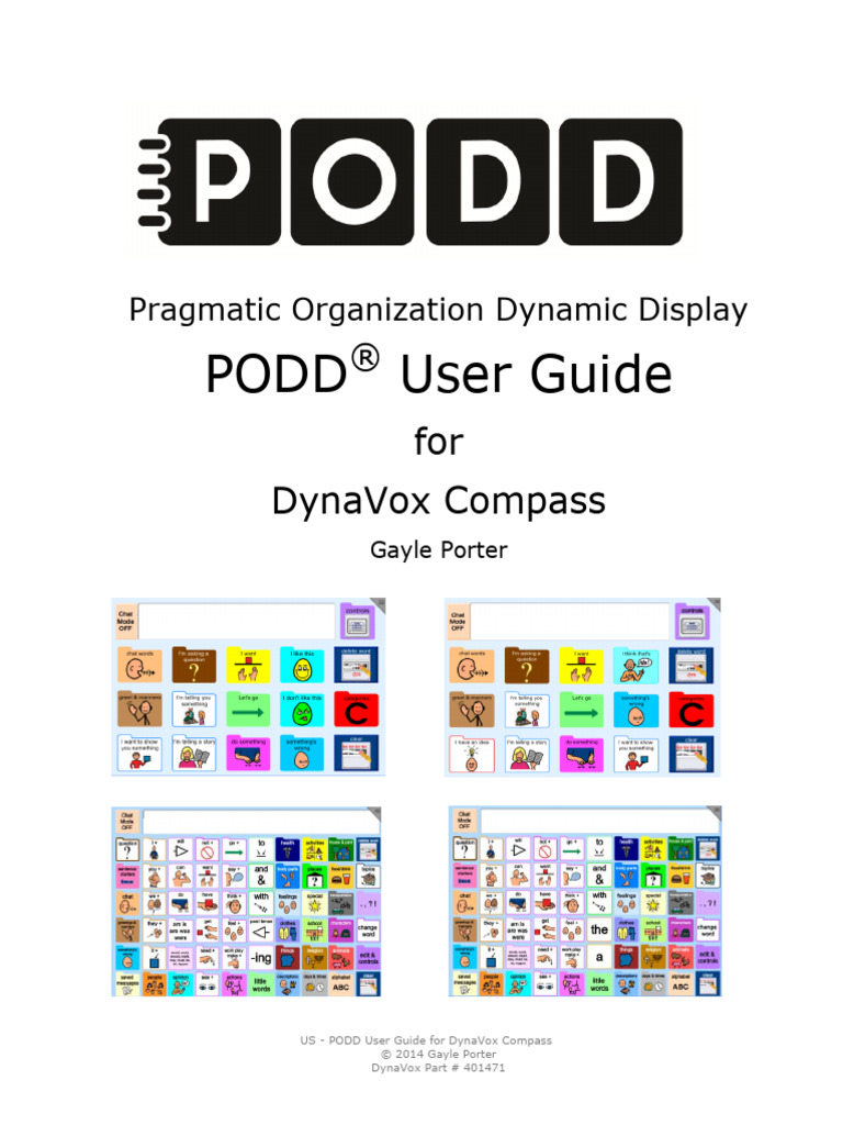 PODD UserGuide en-US | PDF | Language Development | Language Acquisition