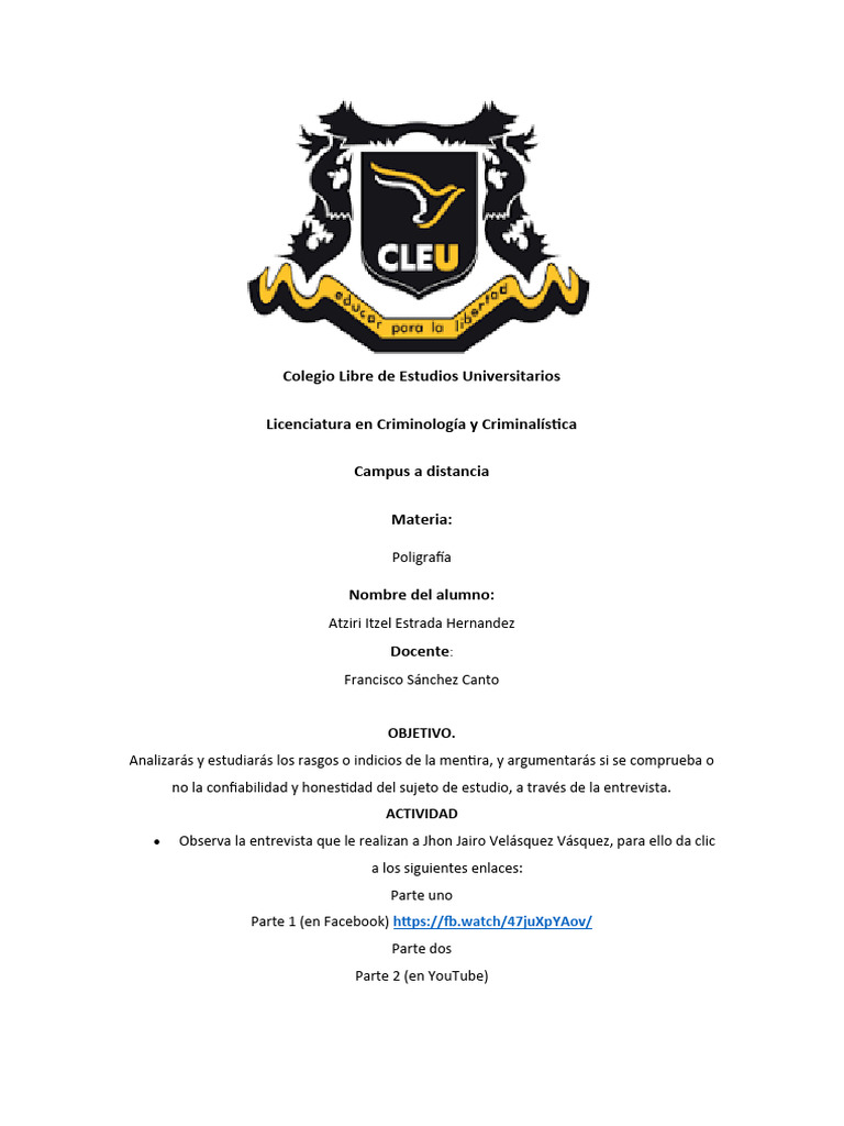 Actividad Final Poligrafia | PDF