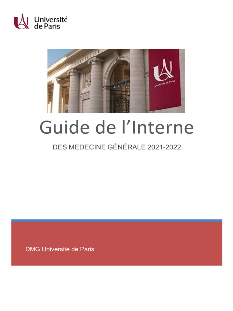 Guide Interne 2021 2022 DMG UP | PDF