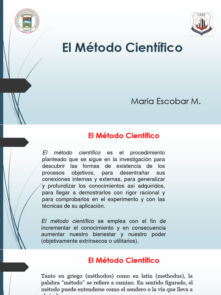 Introducción al Método Científico | PDF | Crecimiento personal y ...