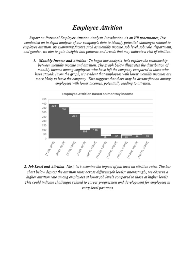 Employee Attrition Analysis Report | PDF | Employee Retention | Economies