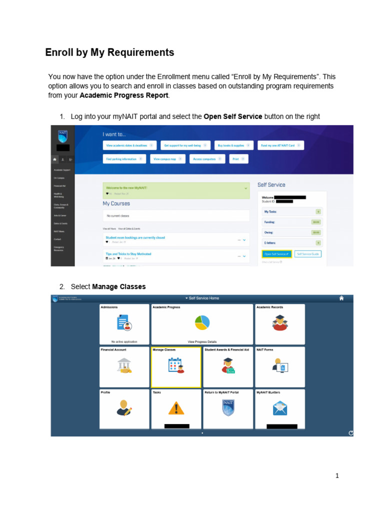 Enrol by Requirements Student Guide | PDF