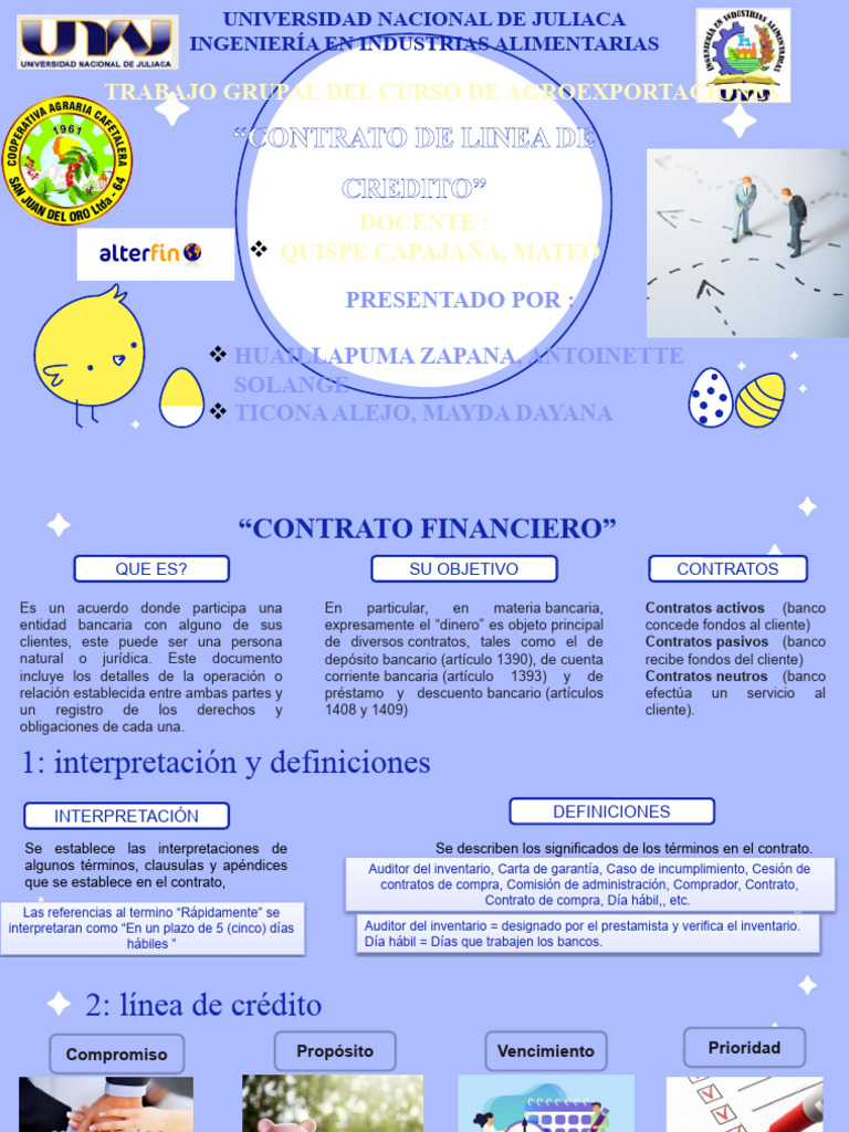 Contrato Financiero Final | Descargar gratis PDF | Bancos | Interés