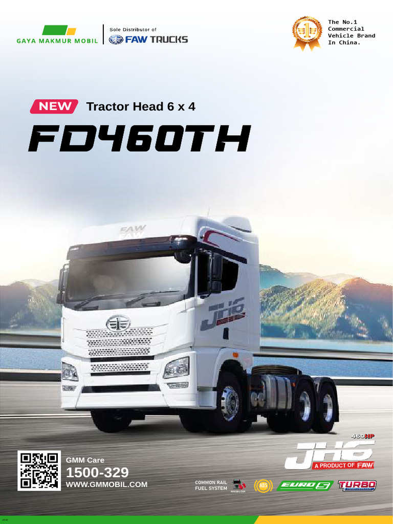 Specifications for FD460TH Truck Model | PDF | Anti Lock Braking System ...