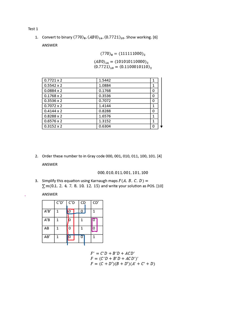 Test1 Answers Pdf
