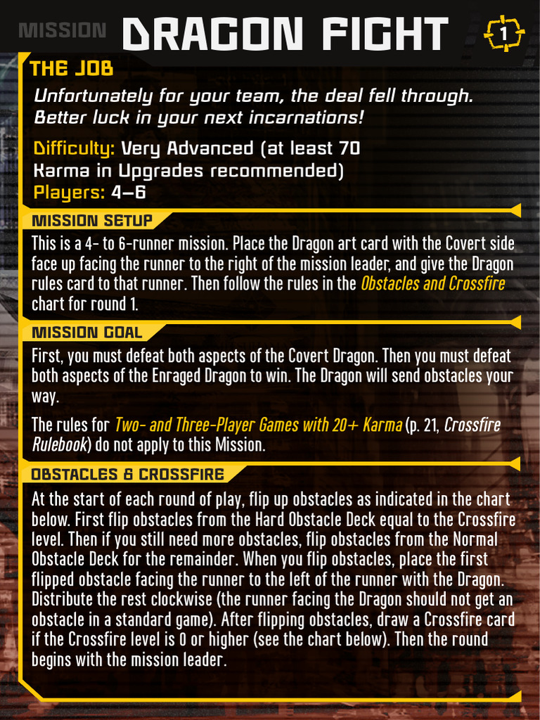 Dragon Fight Mission Guide | PDF