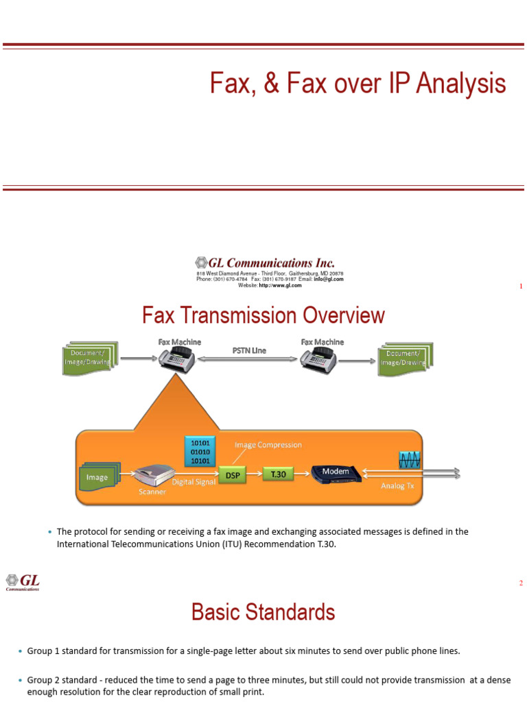 VoIP Fax Analysis GL Insight | PDF | Fax | Bit Rate