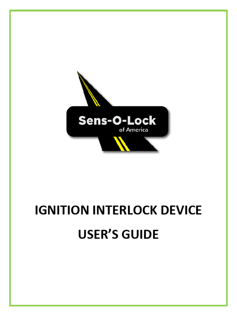 Ignition Interlock Device | PDF