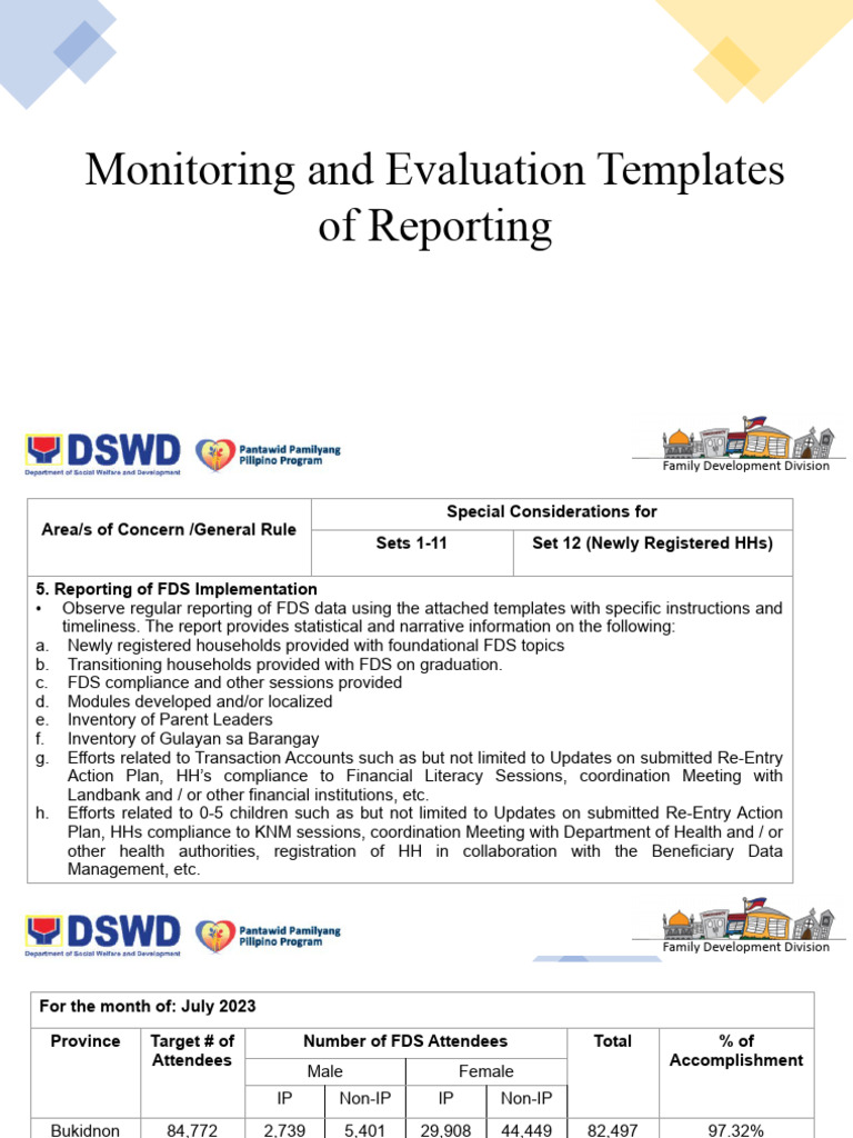 ME Templates of Reporting | PDF | Business | Finance & Money Management